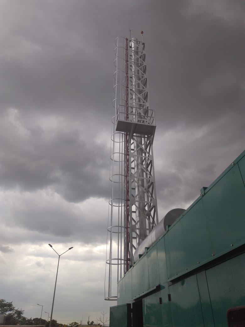 Generator Exhaust Stack Commissioning